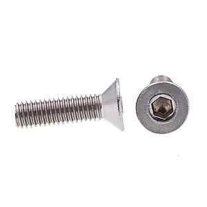 Prime-Line 9173315 Socket Cap Screws, Flat Head, Hex (Allen) Drive, #10-32 X 3/4 in (10 Pack)