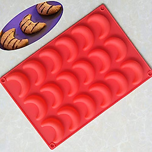 2Pcs Silicone Ice Cube Tray Mold Moon Chocolate Moulds Baking Tool Ice Making Mold for Kids Party Soap Mold Jewelry Kit
