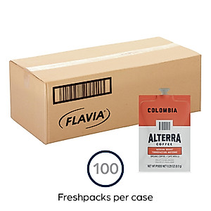FLAVIA ALTERRA Coffee, Colombia, 20-Count Fresh Packs (Pack of 5)