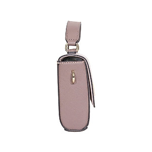 GUESS Ynes Mini Top Handle Flap, Mauve Multi