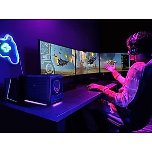 Intel 2023 NUC 12 Extreme Mini PC 16-Core i9-12900 64GB DDR4 2TB NVMe SSD NVIDIA GeForce RTX 3060 12GB GDDR6 WiFi 6E RJ-45 HDMI DP 2xThunderbolt 4 RGB Lighting Windows 11 Pro w/RE 32GB USB,Black