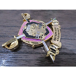 Oneworldtreasures USN Goat Locker Approved Deckplate Certified Female Navy Chief CPO Pink Challenge Coin