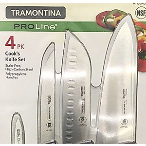 Tramontina ProLine 4 Pk Cook's Knife Set