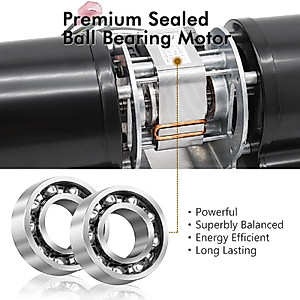 Criditpid Fireplace Blower Fan Kit for Regency Fireplace 910-157/P, Blower Motor Fan for Regency Fireplace Inserts, Hampton HI300, Osburn, Valley Comfort, Rotom R7-RB167 Wood Stove Replacement Parts