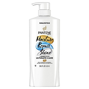 Pantene Pro-V Repair + Shine Shampoo for Damaged Hair/Split Ends (38.2 fl. oz .)