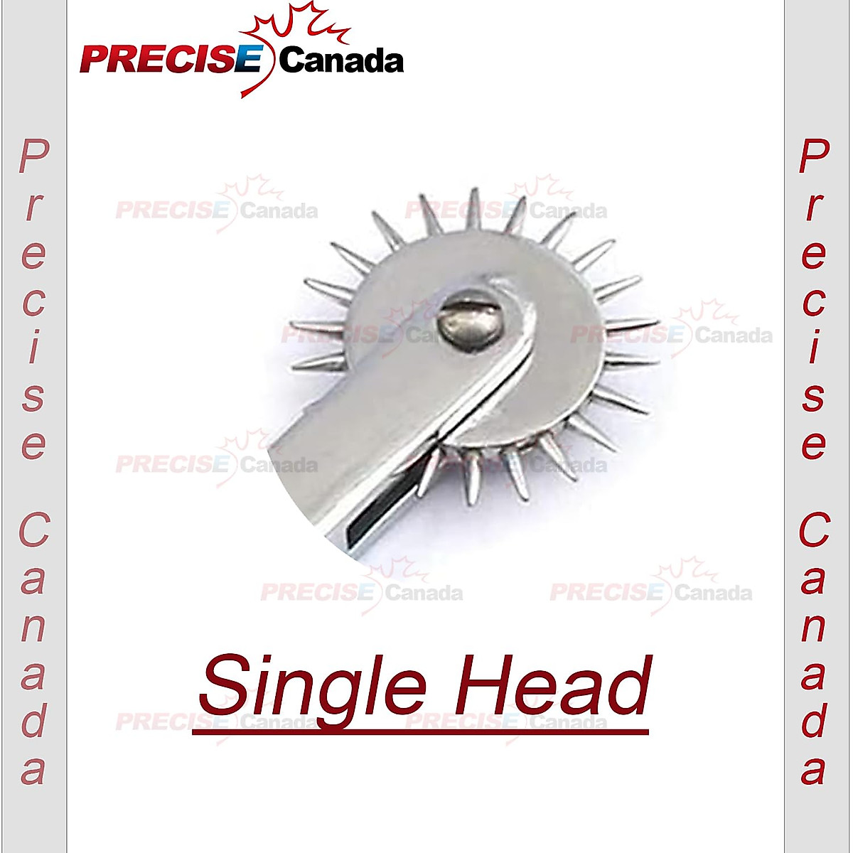 PC Rotating SPUR Purple WARTENBERG Pinwheel Chrome Plated