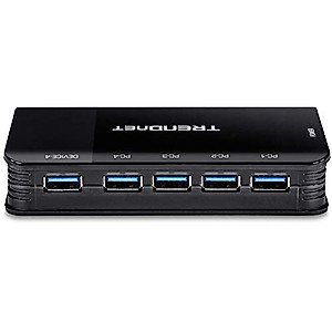 TRENDnet 4-Port USB 3.1 Sharing Switch, TK-U404, 4 x USB 3.1 for Computers, 4 x USB 3.1 for Devices, Flash Drive Sharing, Scanners, Printers, Mouse, Keyboard, Windows & Mac Compatible