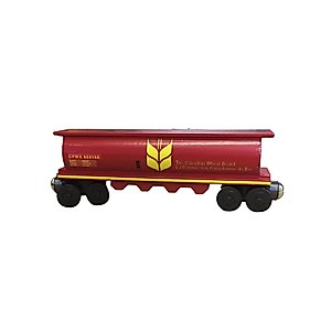 Whittle Shortline Railroad Canada Wheat 2 Cylinder Hopper - Wooden Toy Train Manufacturer