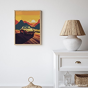 Inspirational Wall Art Co. - Innovation | 2023 Porsche 911 - Car Posters for Boys Room - Car Wall Decor - Car Room Decor - Car Posters for Men | 11x14 Inches Unframed