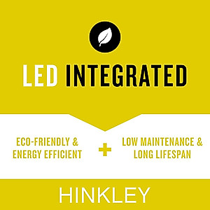 Hinkley Facet 60" Indoor/Outdoor LED Smart Flush Mount Ceiling Fan with Remote - Compact Hexagon-Shaped, Decorative, Modern Propeller, Matte Black