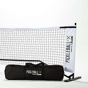 Franklin Sports Pickleball Net - Portable Outdoor Pickleball Net System - Official Regulation Size 22' Foot Pickleball Net with Travel Bag - Portable Pickleball Court Net for Official Size Court