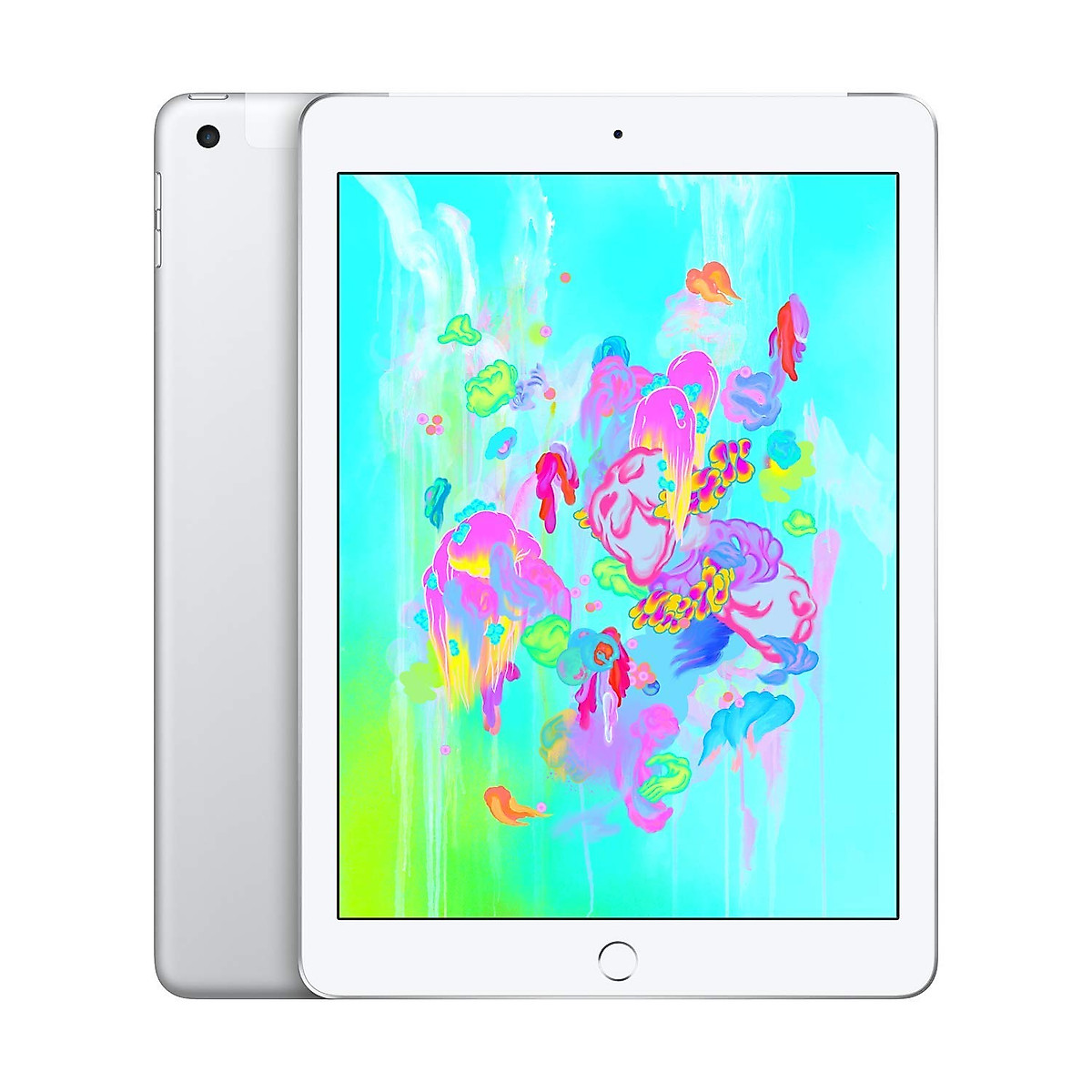 Apple iPad 9.7-inch (6th Gen) A1954 (GSM Unlocked + Verizon) - 128GB / Silver (Renewed)