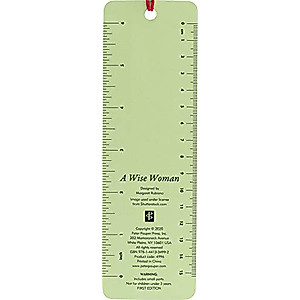 A Wise Woman Once Said Beaded Bookmark