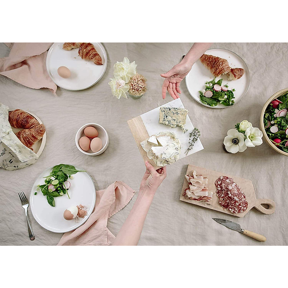 Abeego, The Original Beeswax Food Storage Wrap - Set of Three, 7" 10" and 13" Natural Square Sheets