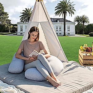 Maternity Pillow U Shape， Pregnancy Pillows for Sleeping， Body Pillow， Full Body Pillow，Back Hip Leg Abdominal Support Soft and Comfortable Maternity Pillow， Pillowcase Removable Easy to Clean…