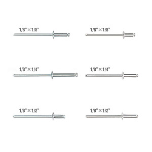 Arrow Heavy Duty Riveter Kit, Professional Pop Rivet Gun with Assorted 120 Rivets