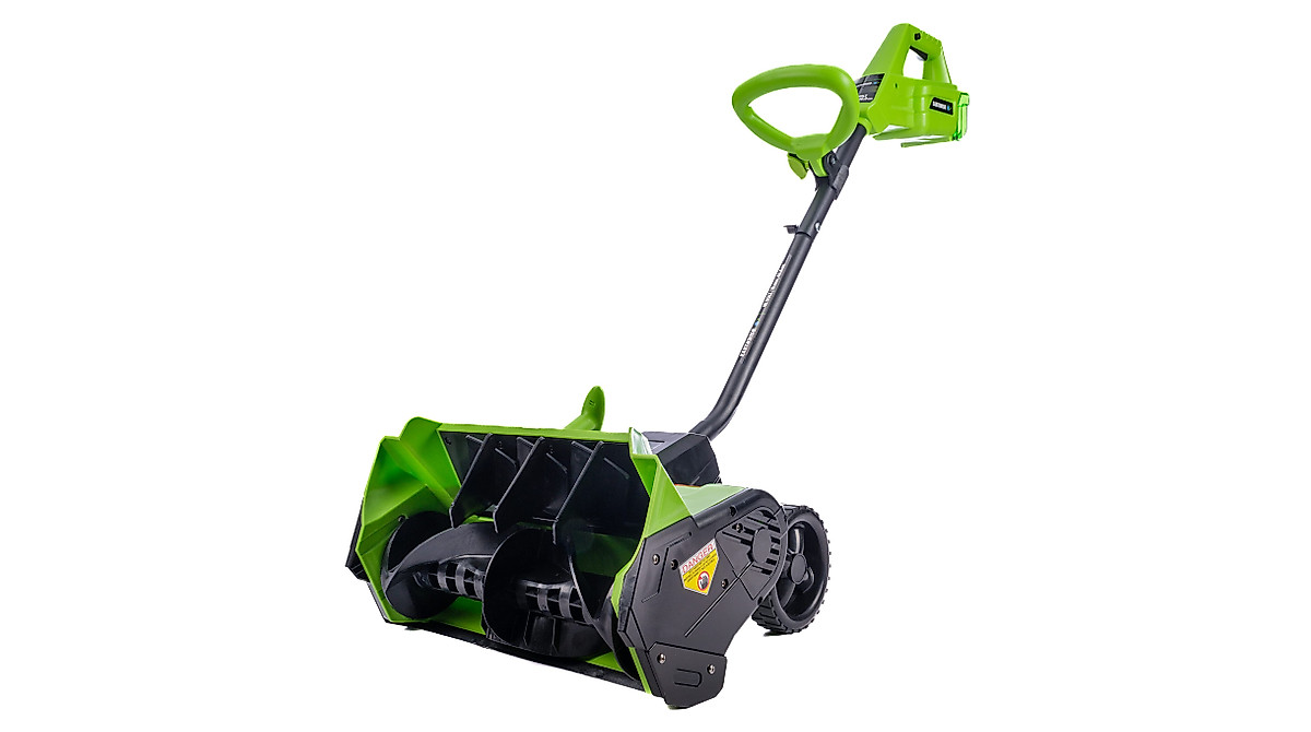 Earthwise 2 x 20V Cordless Snow Thrower with Batteries and Charger