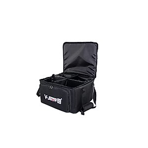 V-Show Portable Carry Bag for Wireless Battery Uplights - Durable Soft-Sided Bag for 4 Freedom Par Light fixtures, for DJ Wedding Party Par light
