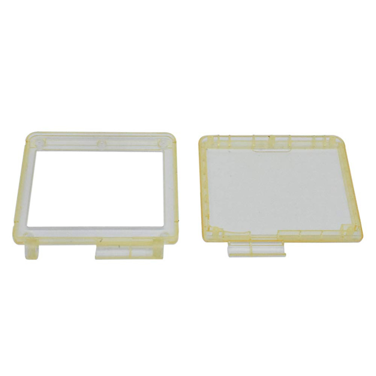 Meijunter Replacement Housing Shell Case for Gameboy Advance SP GBA SP Console(Transparent Clear Yellow)
