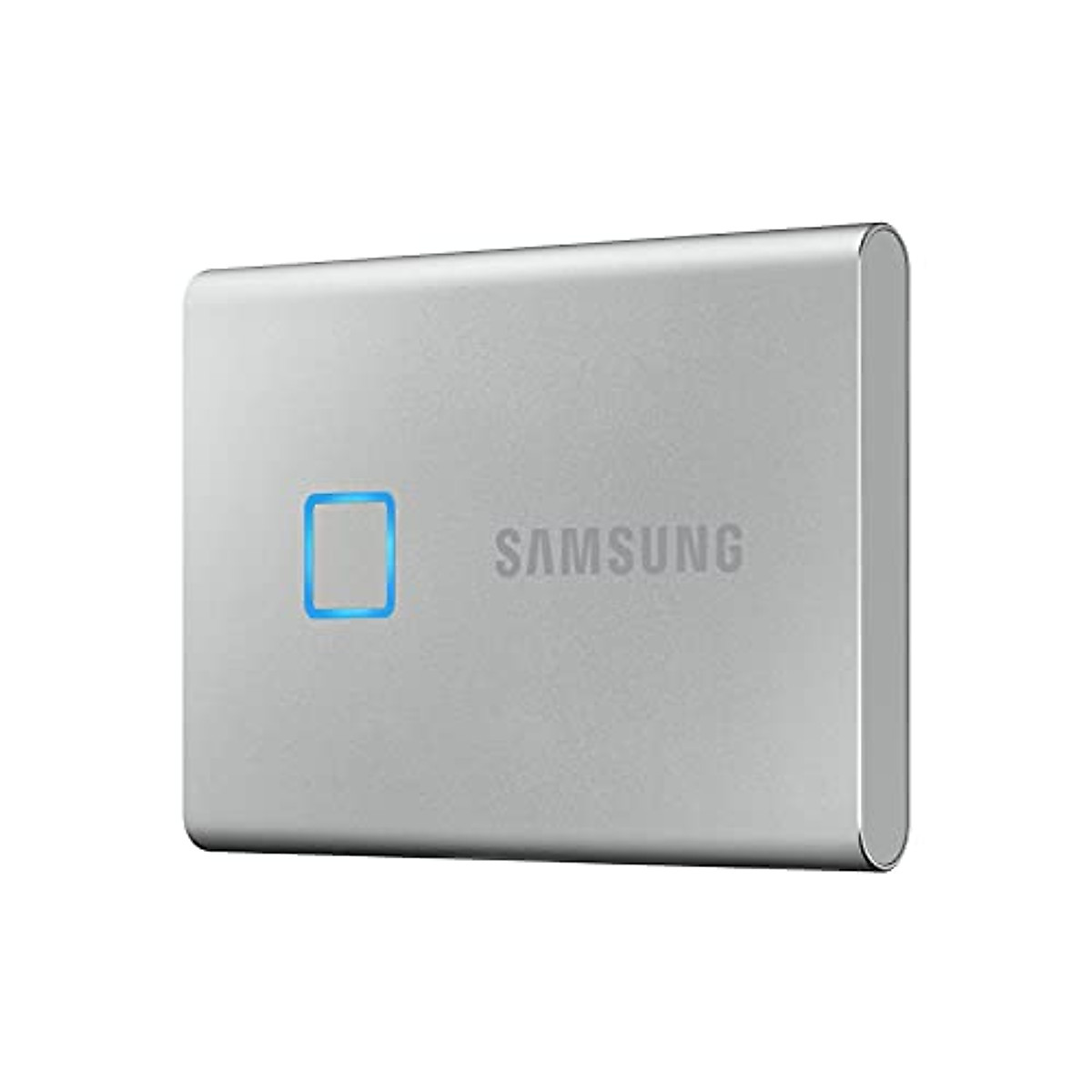 Samsung T7 Touch Portable SSD - 1 TB - USB 3.2 Gen.2 External SSD Metallic Silver (MU-PC1T0S/WW)