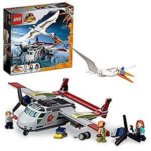 LEGO Jurassic World Quetzalcoatlus Plane Ambush Set 76947, with Dinosaur Toy Figure and Airplane Model, 2022 Movie Inspired, Multicolor