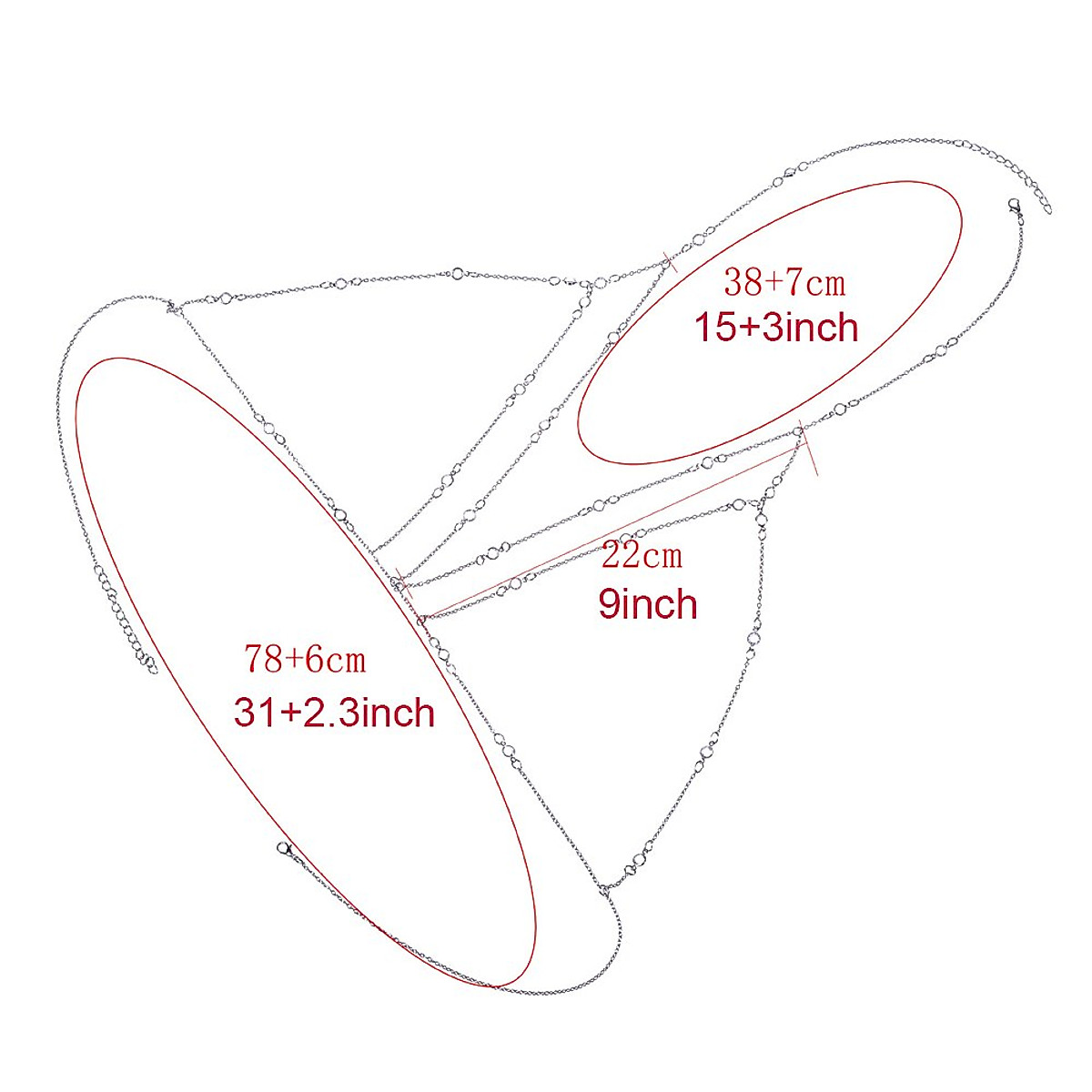 Summer Body Chain Bra Sexy Beads Shiny Luxury Long Rhinestone Bra Body Chains Bikini Body Chain Jewelry Cross for Women Beach Body Accessories