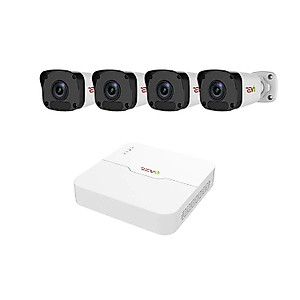 REVO America Ultra HD 4 Ch. 1TB HDD IP NVR Video Security System, 4 x 1080P Bullet Security Cameras - Remote Access Via Smart Phone, Tablet, PC & MAC (RU41B4E-1T)