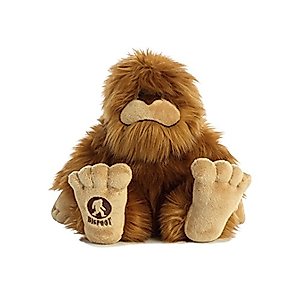 Aurora® Mysterious Fantasy Big Foot Stuffed Animal - Mythical Companion - Imaginative Adventures - Brown 12.5 Inches