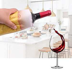 Ice Wine Bag, Wine Chiller, Wine Cooler Refrigerator, Wine Fridge, Wine Bottle Chiller Cooler for Red White Champagne or Sparkling. Gel Cooling Holder Freestanding Carrier Chilling (2 Pcs)