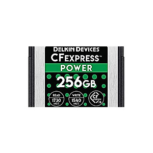 Delkin Devices 256GB POWER CFexpress Type B Memory Card (DCFX1-256)