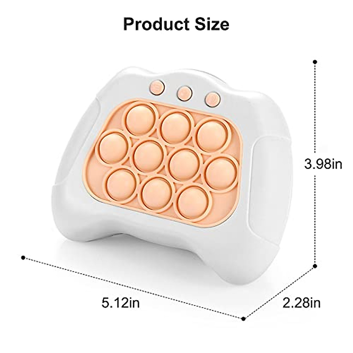 Pop Quick Push Game Console Series Toys for Kids, Interesting Push Bubble Fidget Stress Relief Toys, Anti-Stress Toys for Boys and Girls Aged 3-10 (Sky Blue)