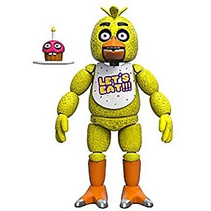 Funko 5" Articulated Action Figure: Five Nights at Freddy's (FNAF) - Chica The Chicken - Collectible - Gift Idea - Official Merchandise - for Boys, Girls, Kids & Adults - Video Games Fans