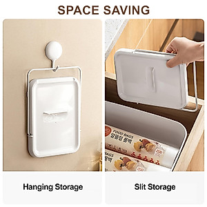 PAVSTINE Pot Lid Holder, Lid and Spoon Rest Holder for Kitchen Counter, Foldable Pan Lid Organizer Stand with Nonslip Pads, Multifunctional Utensils Pan Pot Cover Lid Rack Shelf For Stove Top, White