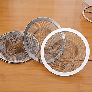 PURPLELILY Stainless Steel Kitchen Sink Strainer Hair Stopper Bathroom Bathtub Show