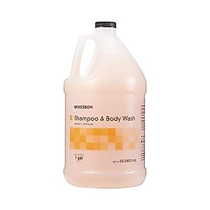 McKesson Shampoo and Body Wash with Aloe, Apricot Scent, 1 gal, 1 Count