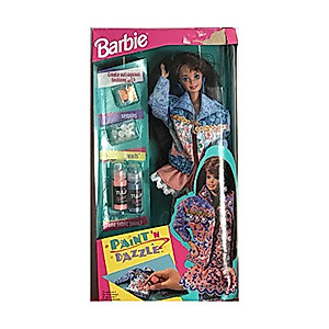 Barbie Paint 'N Dazzle Brunette Doll Set (1993)