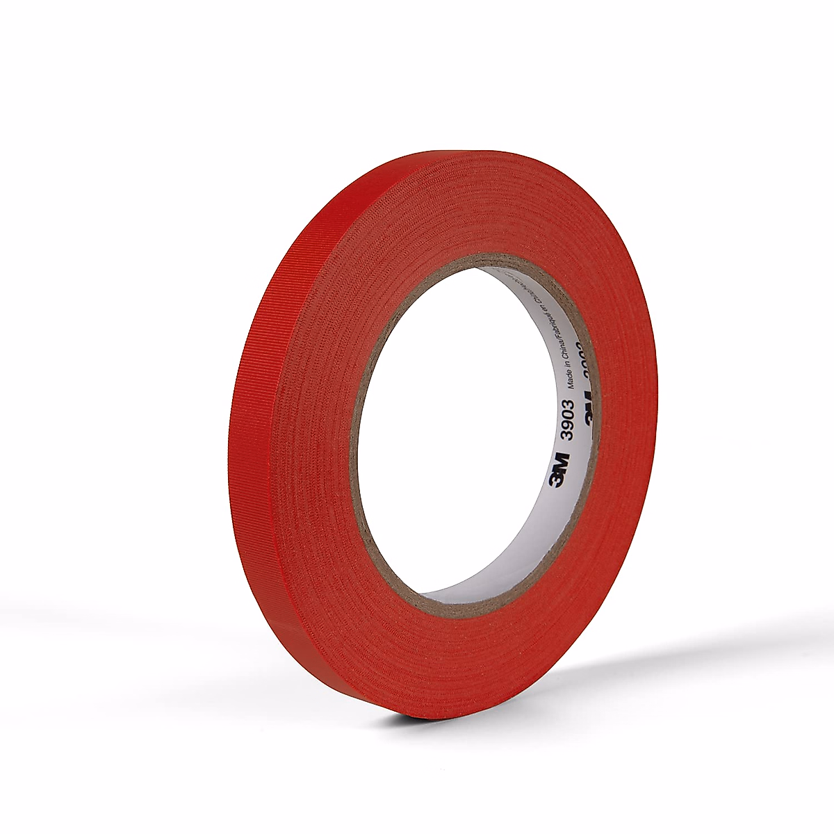 3M - 0.5-50-3903-RED 3903 Vinyl Duct Tape - 0.5 in. x 150 ft. Conformable Adhesive Tape Roll - Red Rubber Adhesive Tape with Abrasion Resistance. Sealing Tapes