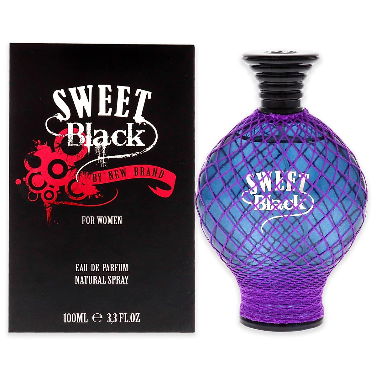 New Brand Sweet Black EDP Spray Women 3.3 oz