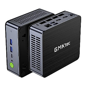 GMKtec Gaming Mini PC Windows 11 Pro AMD Ryzen 7 7735HS Mini Computer up to 4.75GHz 32GB DDR5 RAM 1TB Hard Drive PCIe SSD AMD Radeon 680M, 2 x HDMI, 1x USB4, 4X USB Ports, WiFi 6, BT5.2 Nucbox K2
