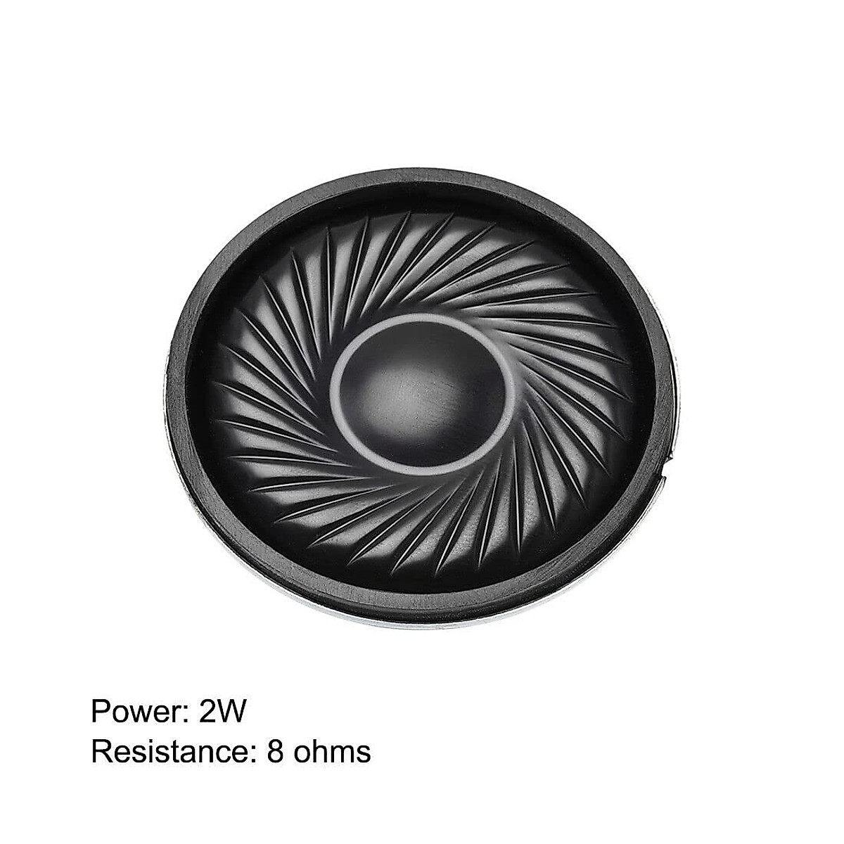 Metal Shell 2W 8 Ohm Micro Internal Speaker Magnet Loudspeaker 28mm Dia Round (4PCS)