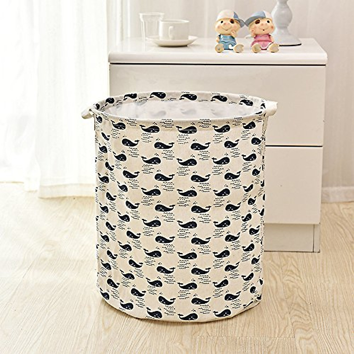 Waterproof Canvas Laundry Clothes Basket Storage Basket Folding Storage Box C Home & Garden Housekeeping & Organizers for Halloween Onsale
