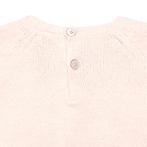 Gerber Baby and Toddler Girls Sweater with Tulle Trim, Light Pink, 4T