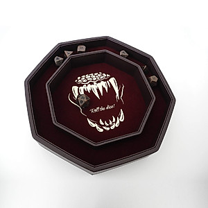 Mythcarvers Dice Tray Flame Red