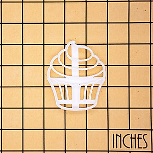 Cupcake cookie cutter, 1 piece - Bakerlogy