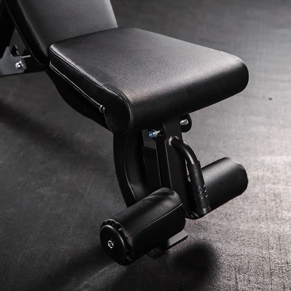 Titan Fitness Single Post Adjustable FID (Flat/Incline/Decline) Bench, Rated 1,500 LB, Weight Training Bench