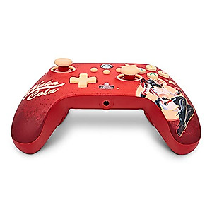 PowerA Enhanced Wired Controller for Xbox Series X|S - Fallout: Nuka Cola, Detachable 10ft USB-C Cable, Mappable Buttons and Rumble Motors, Officially Licensed for Xbox