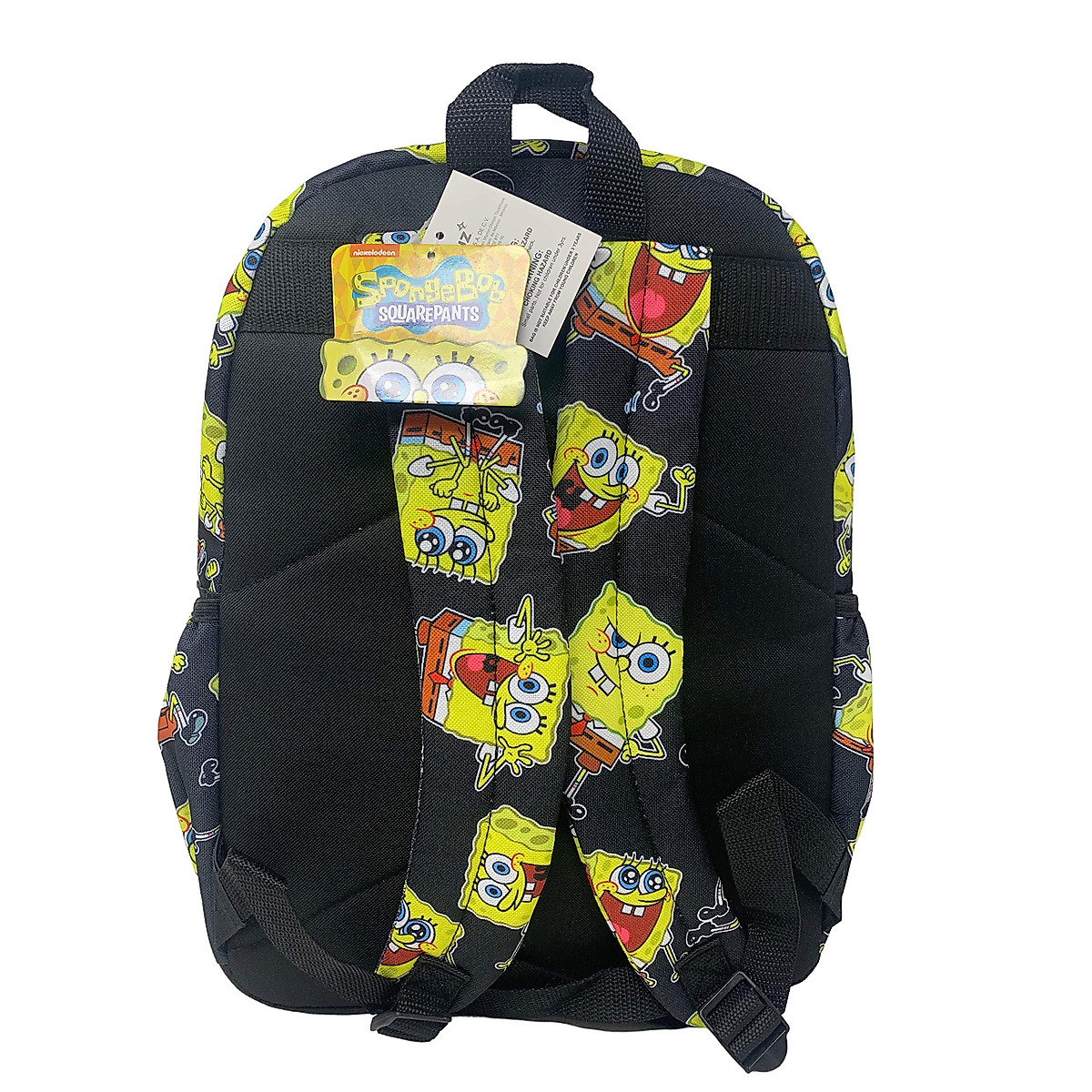 SpongeBob SquarePants 16 Inches Large Allover Print Backpack with Laptop Sleeve