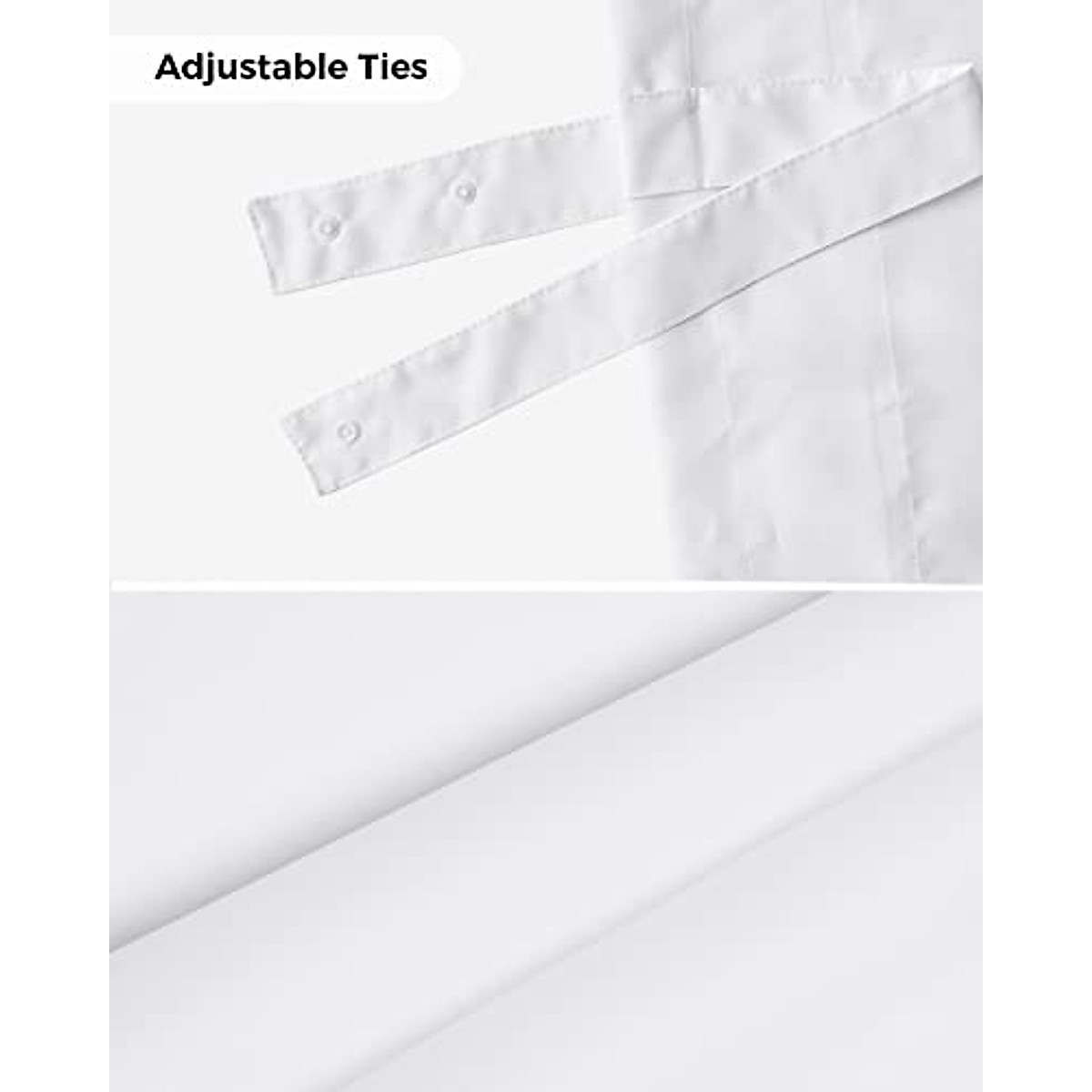 Semi-Sheer Kitchen Valances for Windows, Adjustable Tie Up Valances Curtains Light Filtering, St Patrick's Day White Background Shamrock Gnomes and Gold Coin Elegant Window Toppers Valances 42x18in