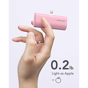 Charmast Small Portable Charger 5000mAh, Ultra-Compact 20W PD Fast Charging Power Bank Mini Battery Pack Compatible with iPhone 14/14 Pro Max/13/13 Pro Max/12/12 Pro Max/11/XR/X/8/7/6, and More