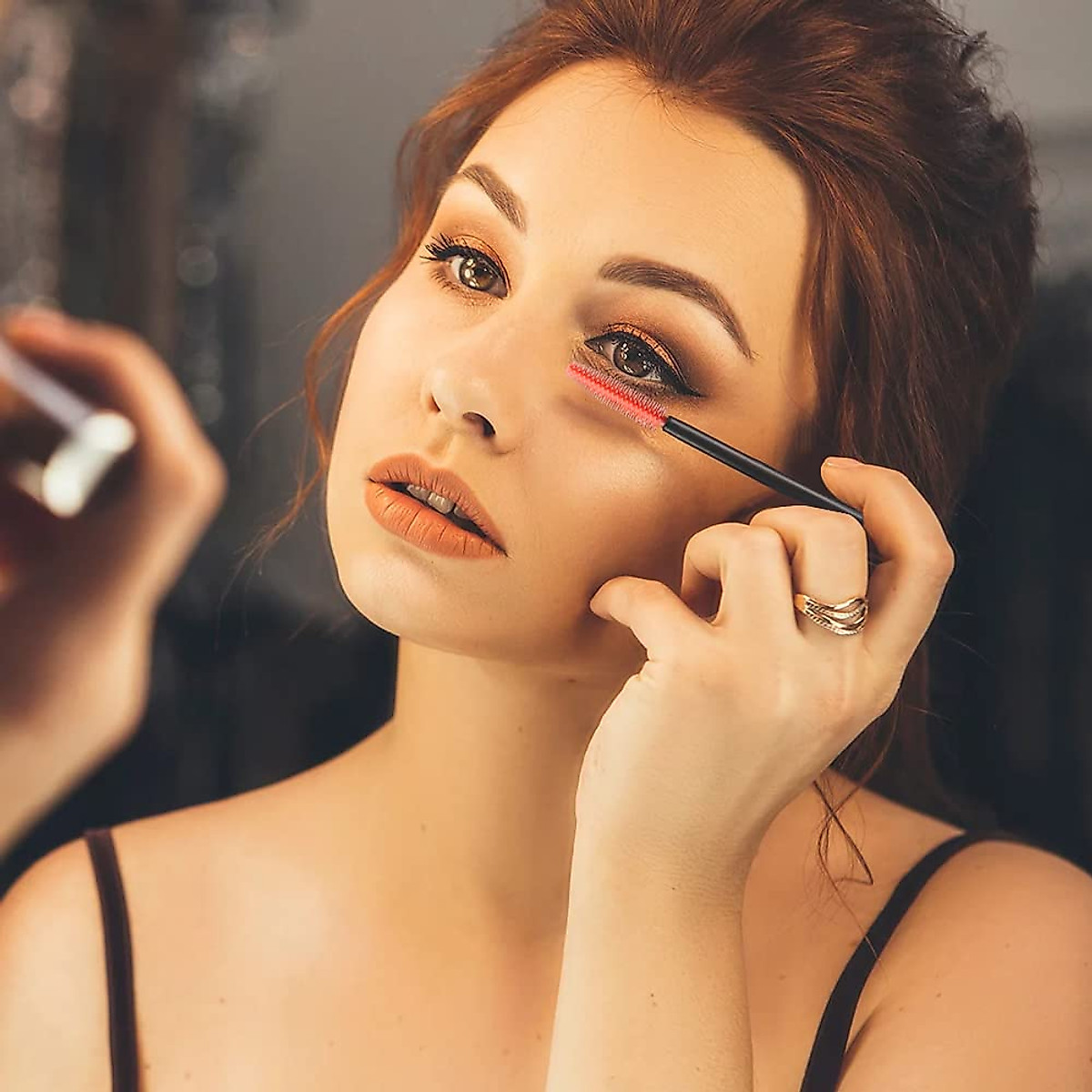 Shintop Disposable Silicone Eyelash Mascara Applicator Wands (Tower-Shape)